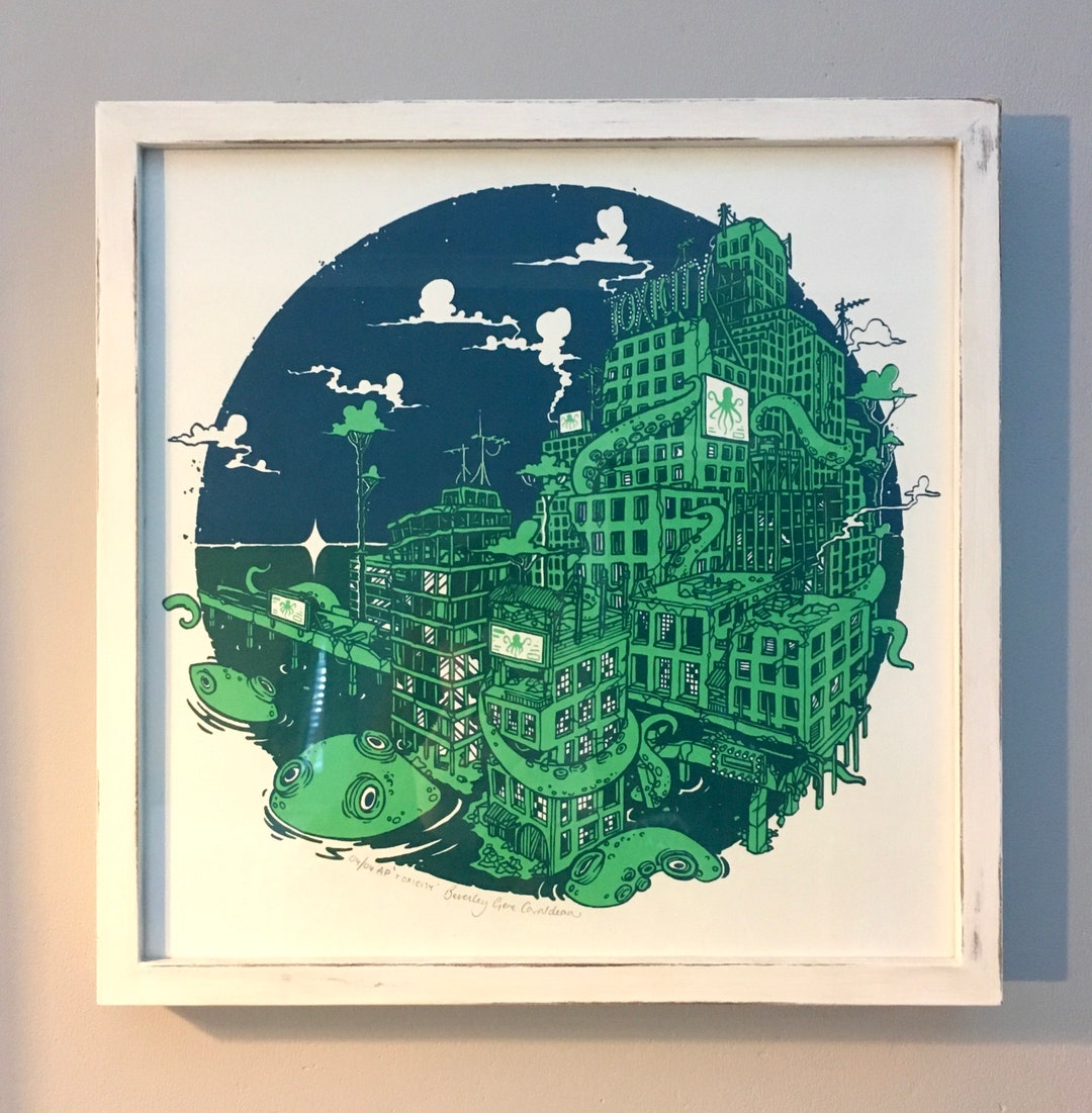 Toxicity SOAD Album Artwork Print, System of a Down Illustration Record ...