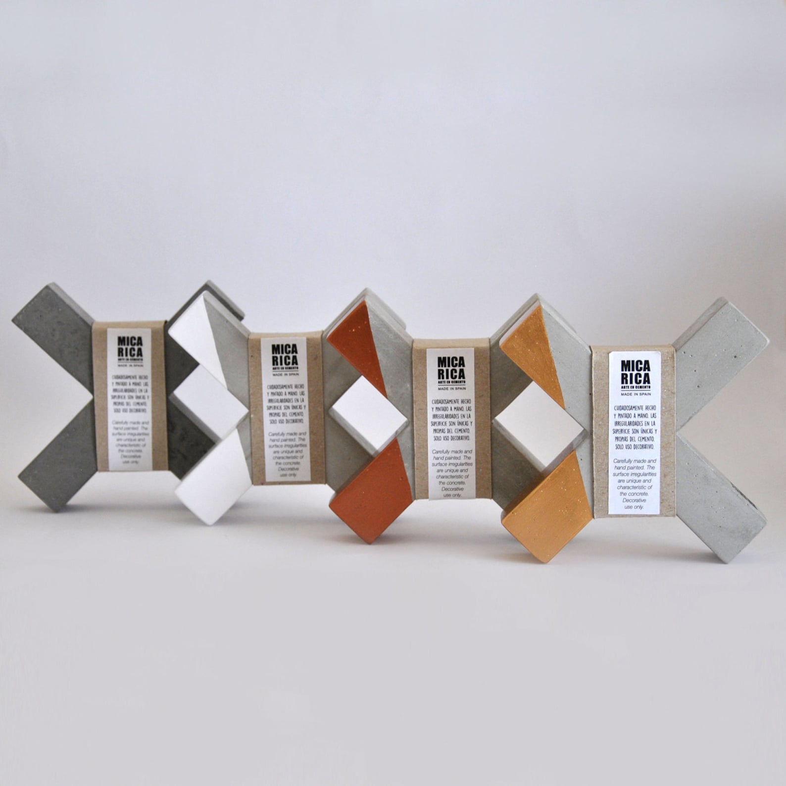 Modern Concrete Bookends x Shaped Cement Bookends - Etsy UK