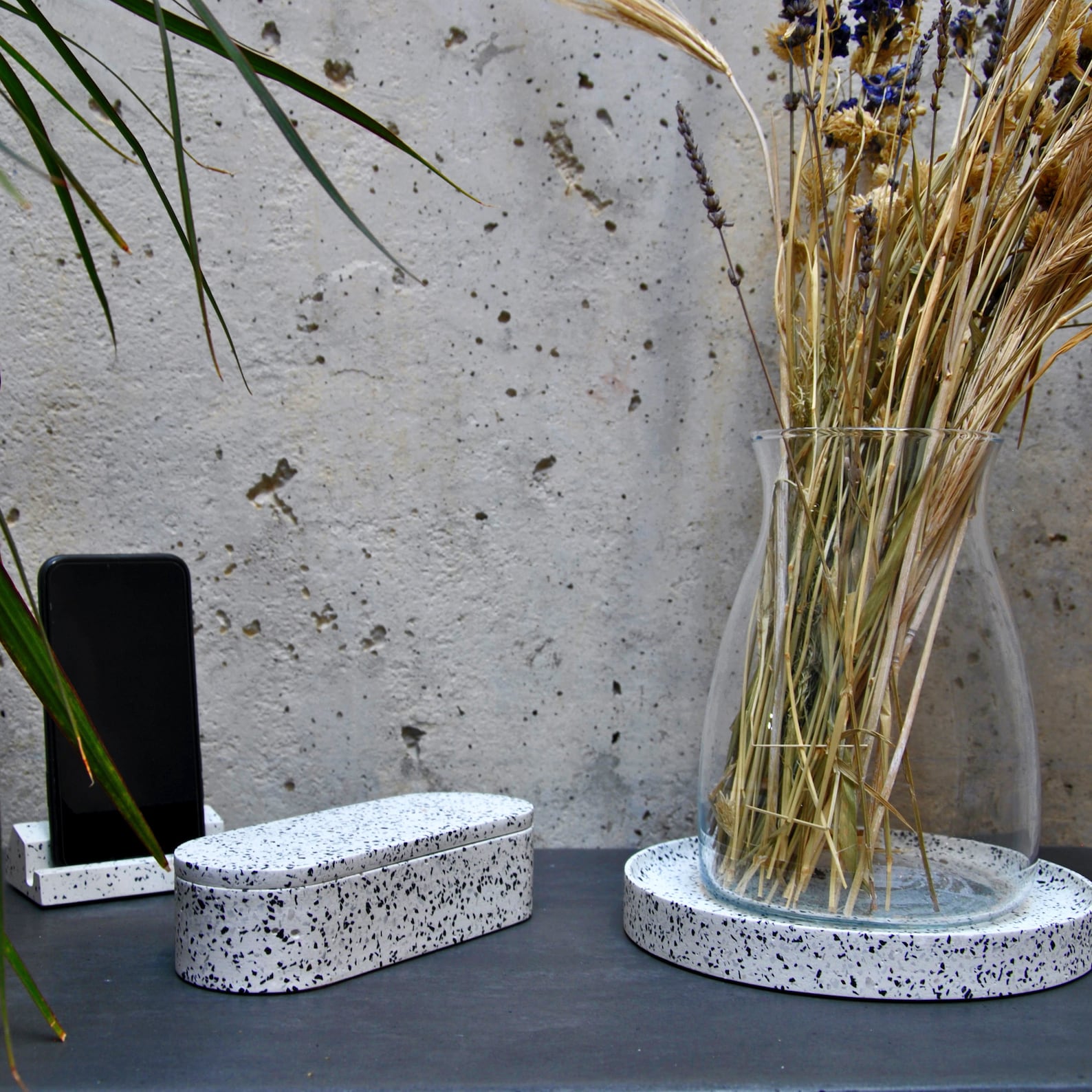 Concrete Jewelry Box Minimalist Terrazzo Box Elegant Box - Etsy