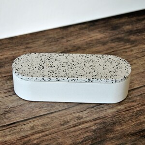 Concrete Jewelry Box Minimalist Terrazzo Box Elegant Box - Etsy