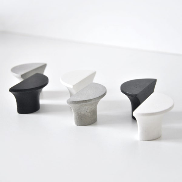 Concrete Knobs - Etsy