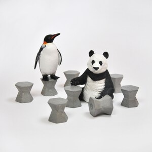 Concrete Drawer Knobs Modern Wardrobe Knobs Hexagon - Etsy