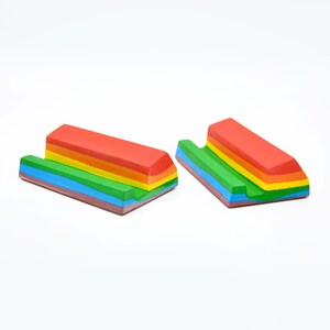 Rainbow Phone Holder LGBT, Phone Stand, Minimalist Jesmonite Phone ...