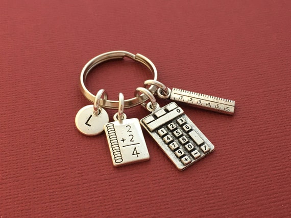 Maths Gift Mathematics Keyring Maths Tutor Present Maths | Etsy
