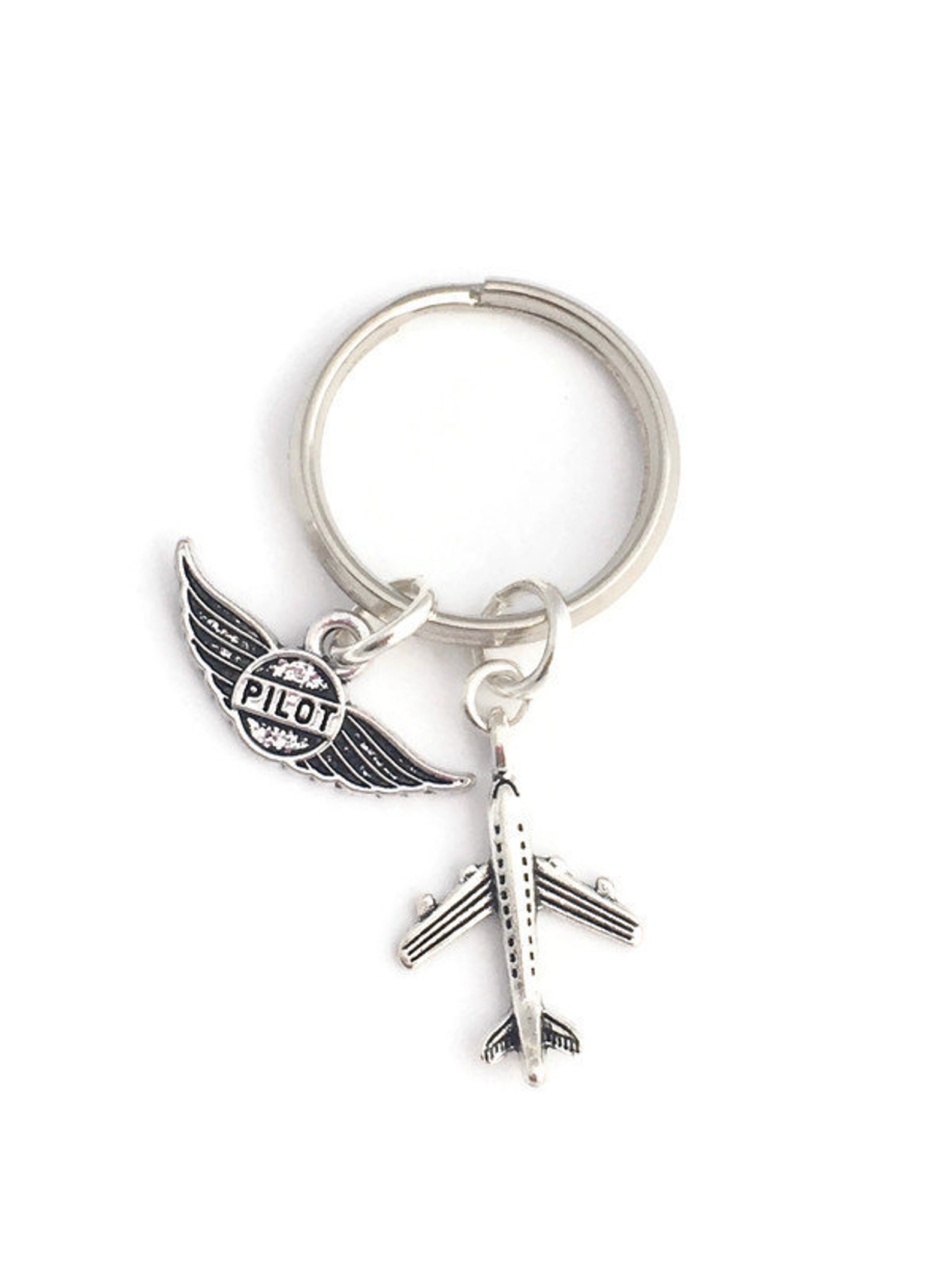 Pilot Keyring Aeroplane Keychain Plane Keyring Pilot - Etsy UK