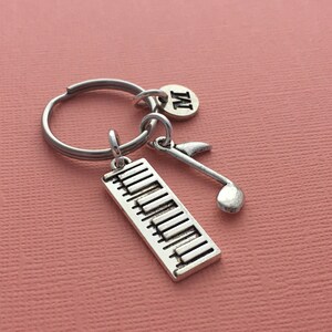 Piano Teacher Gift, Piano Keyring, Keyboard Keychain, Music Teacher ...