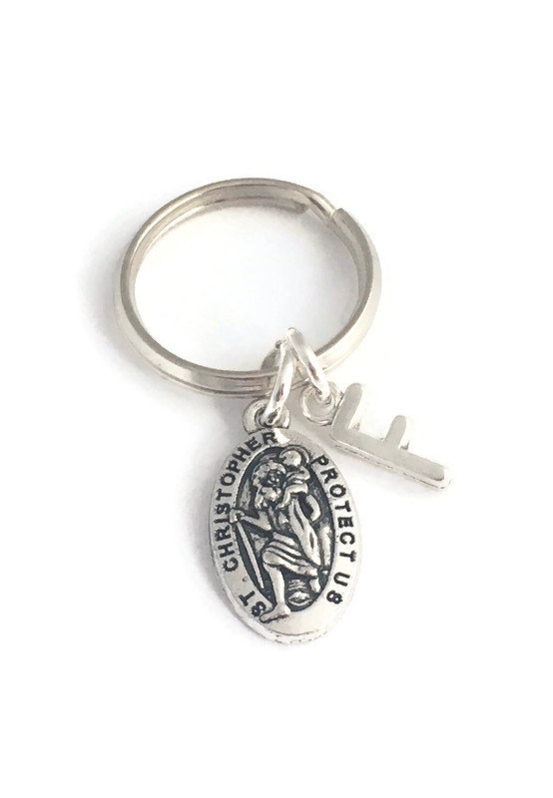 Saint Christopher Keyring Personalised Keychain St Chris - Etsy UK