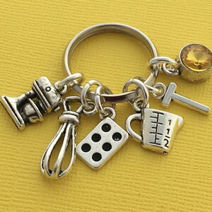 Pastry Chef Gift, Kitchen Tools Keychain, Baking Gifts, Present for ...