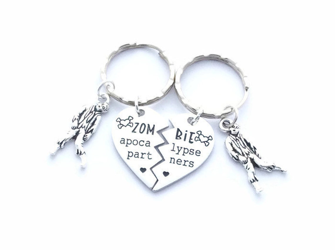 Zombie Keychains Zombie Apocalypse Partners Walkers - Etsy UK