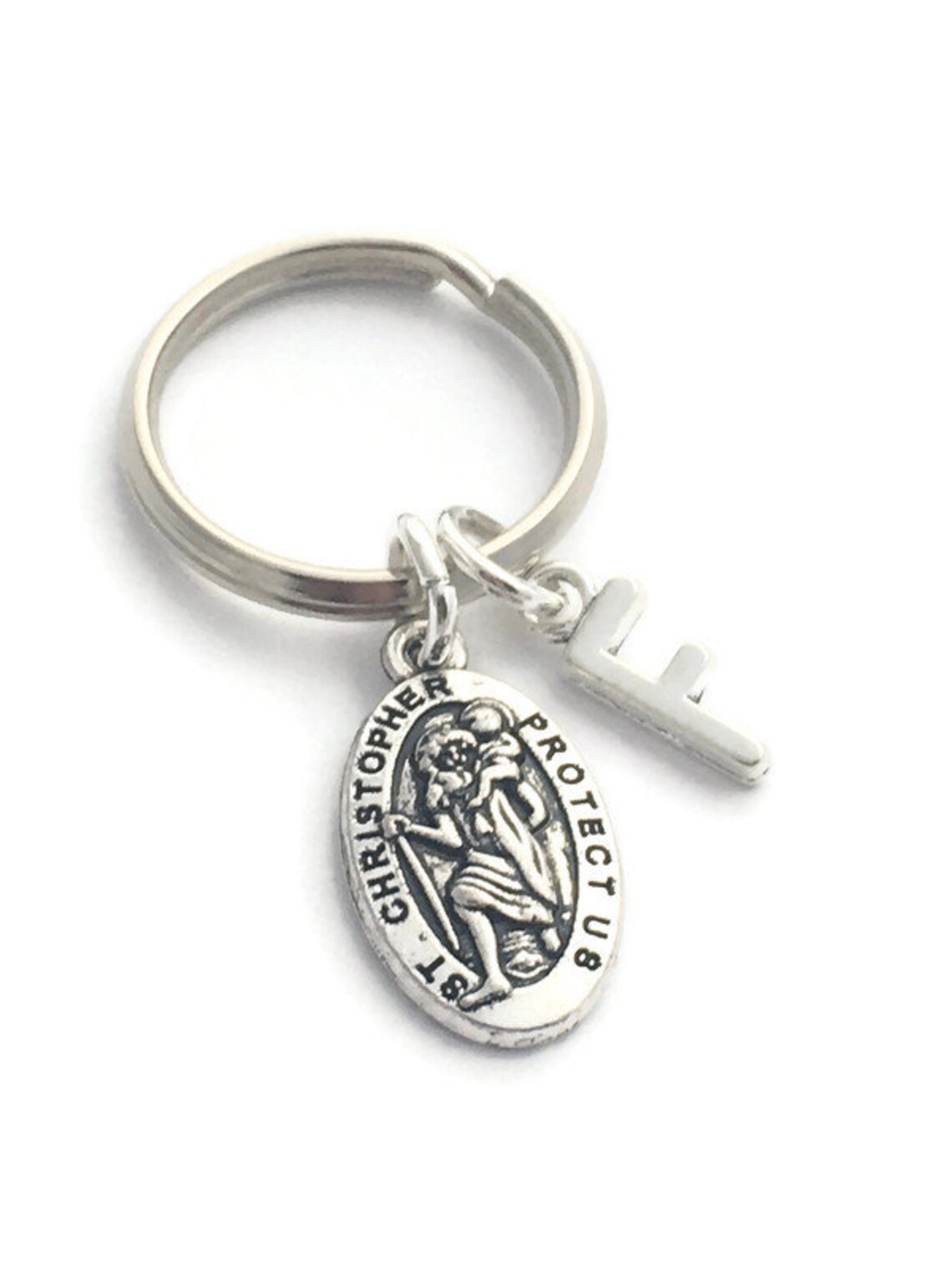 Saint Christopher Keyring Personalised Keychain St Chris - Etsy UK