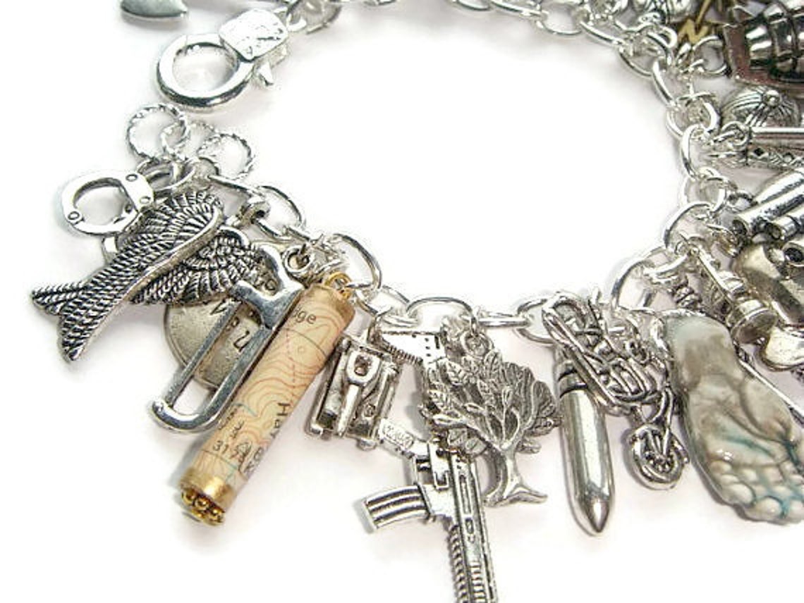 Zombie Charm Bracelet Survival Plan Apocalypse Jewelry | Etsy