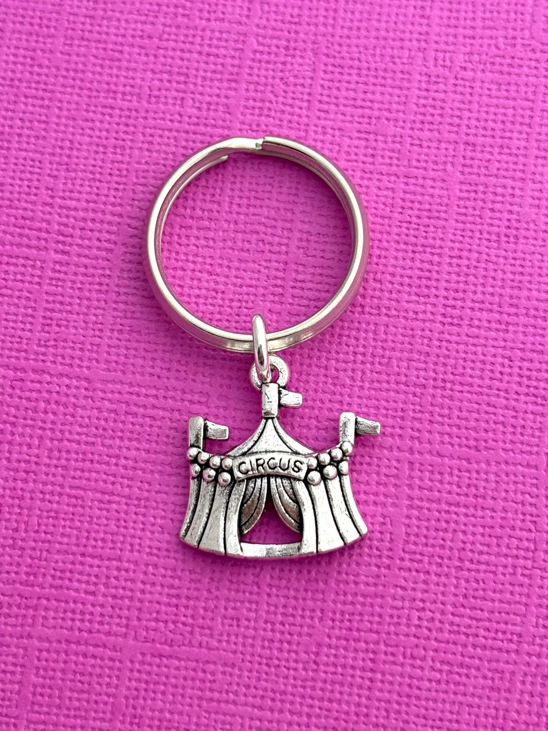 Circus Tent Keychain, Circus Themed Gift, Circus Jewelry, Novelty Gifts ...