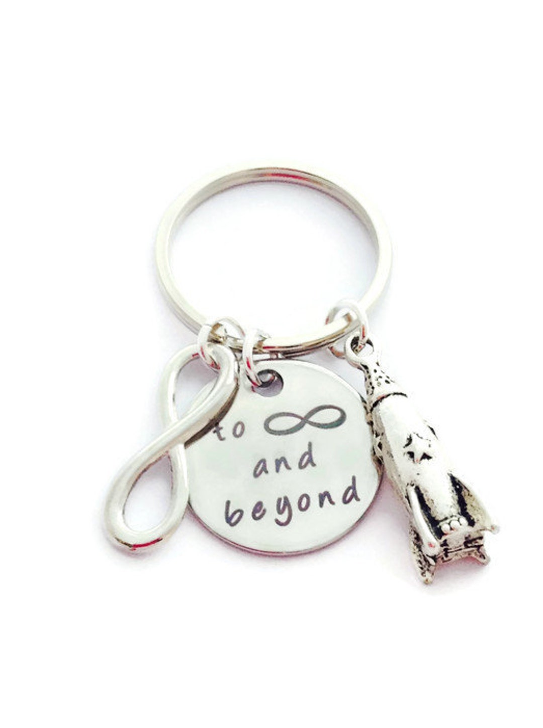 To Infinity and Beyond Keyring Rocket Keychain Best Friend - Etsy UK