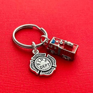 Fire Engine Keyring Fireman Gift Fire Woman Gifts Fire - Etsy