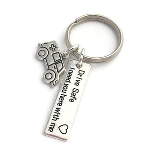 Ambulance Driver Keychain, Drive Safe Keyring, Thank You Key Worker ...