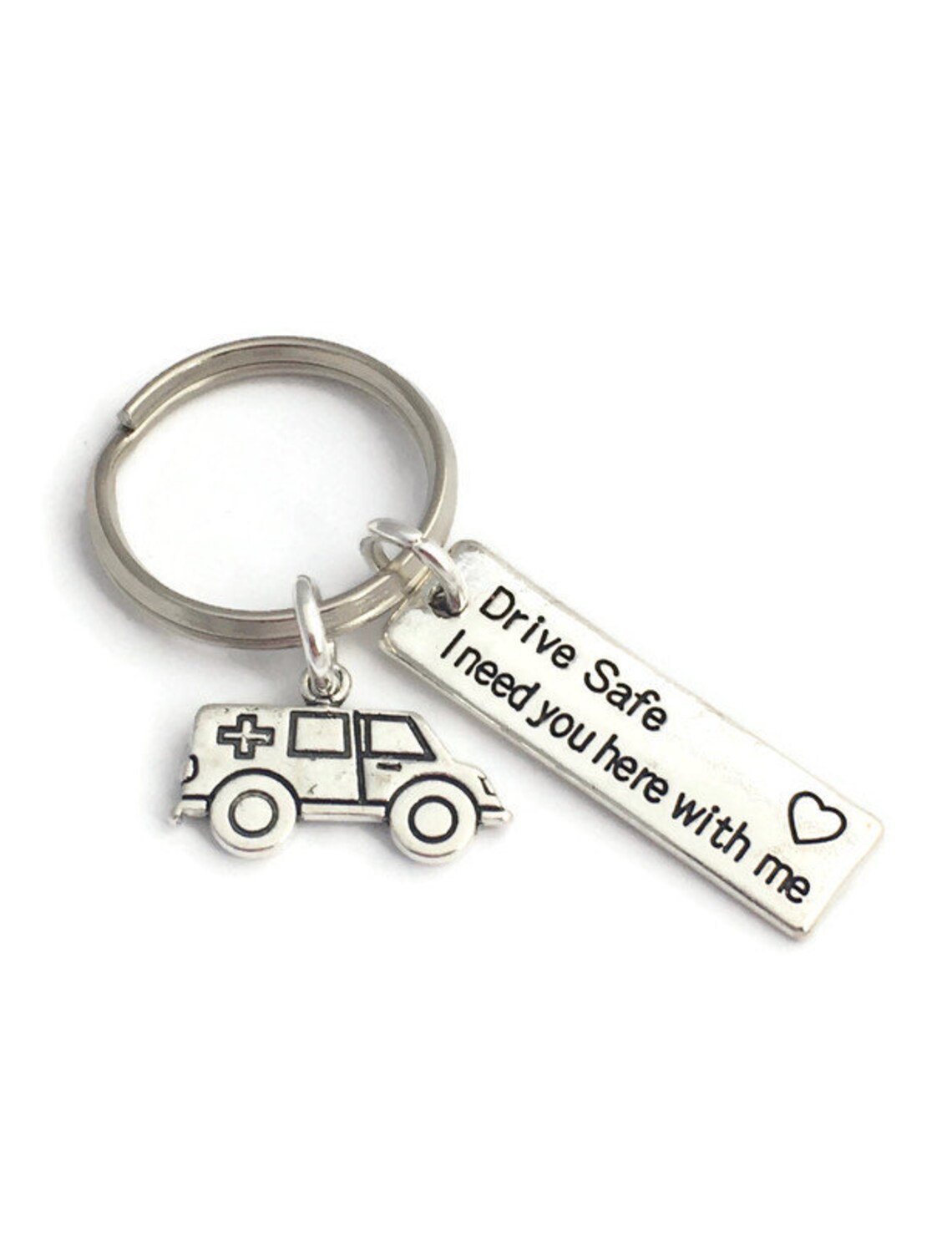 Ambulance Driver Keychain Drive Safe Keyring Thank You Key | Etsy
