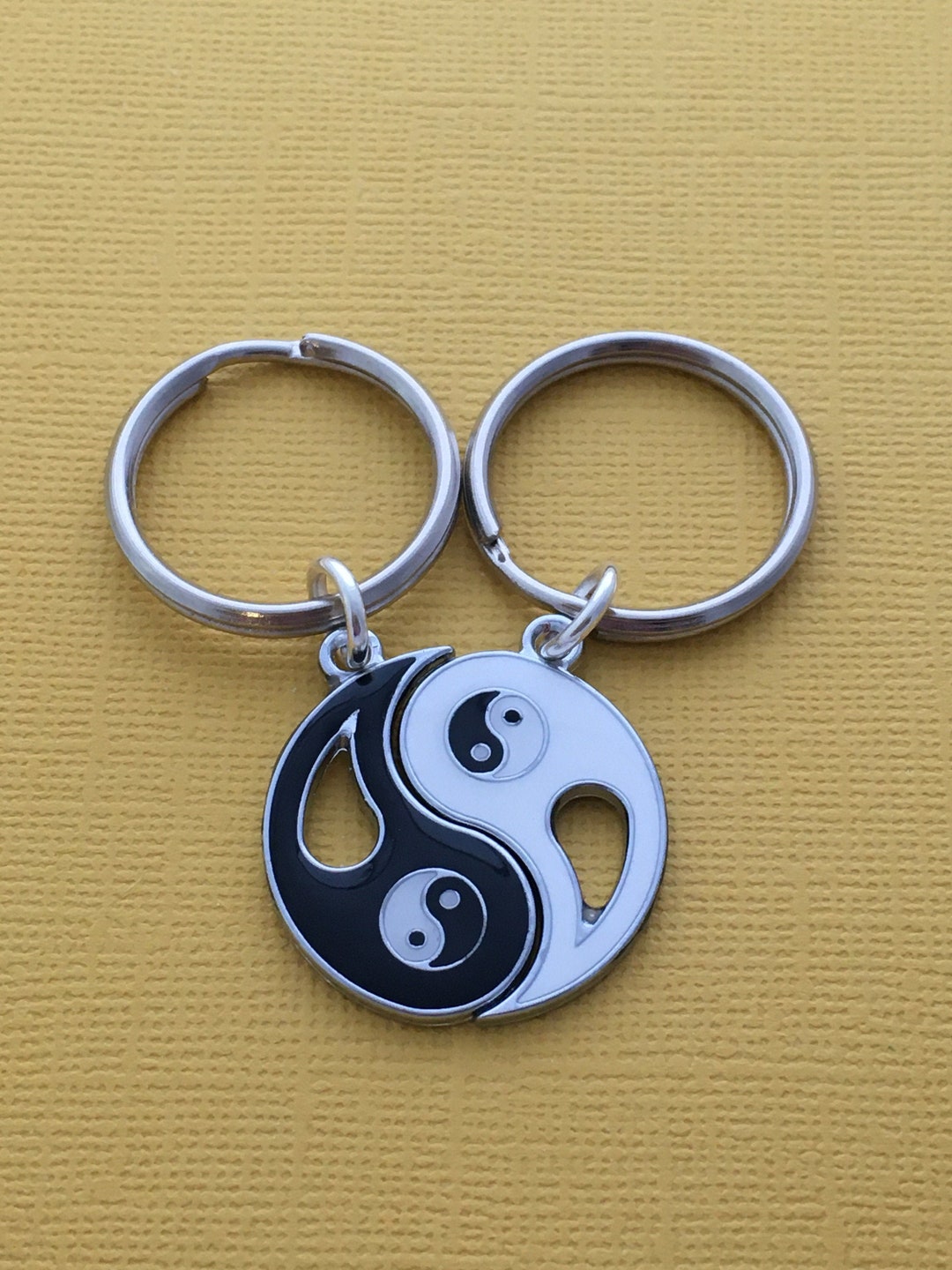 Yin Yang Ying Yang Keyrings Ying and Yang Keychains Gift - Etsy