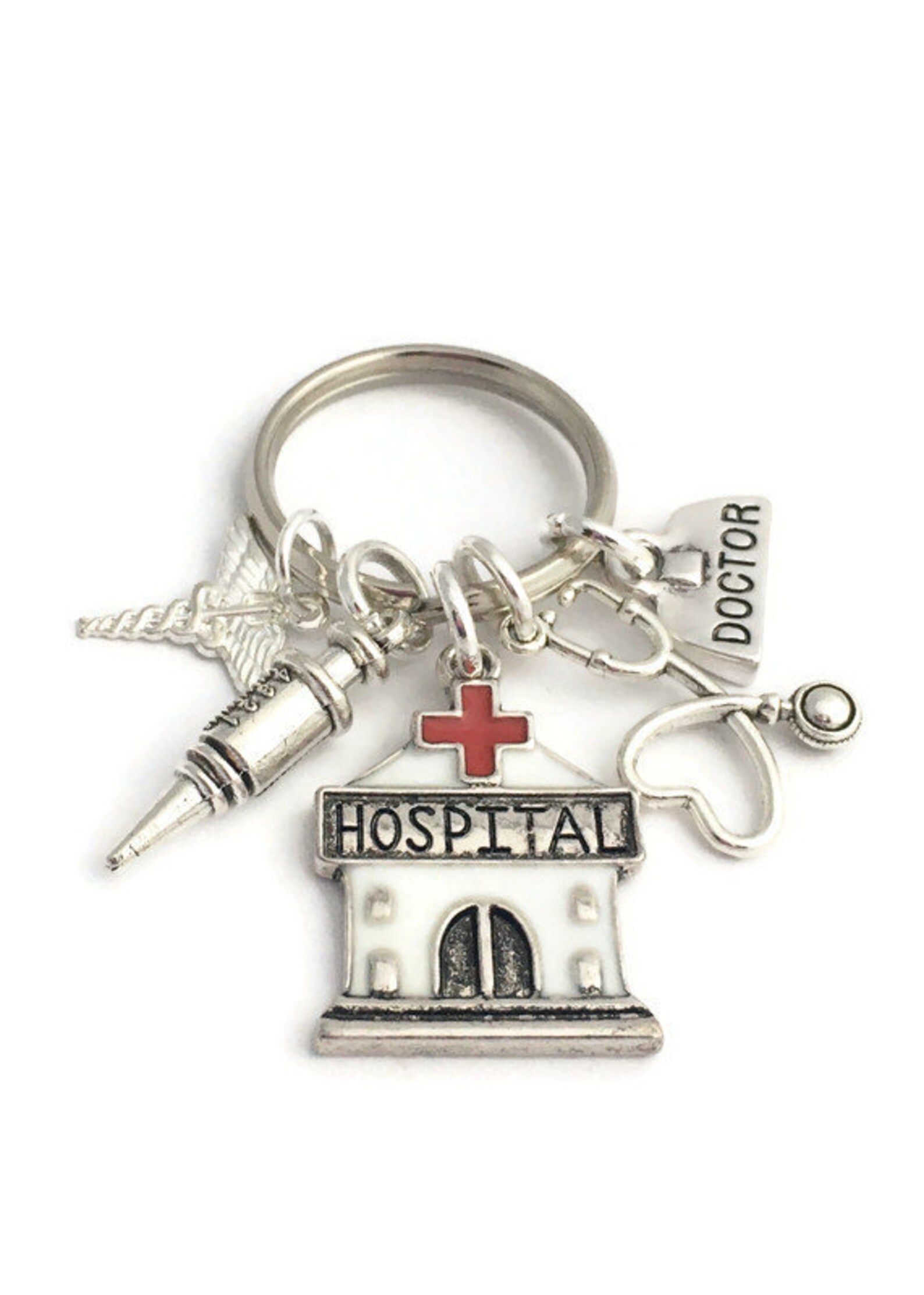 Doctor Keychain Hospital Keyring Thank You Gift Medical - Etsy