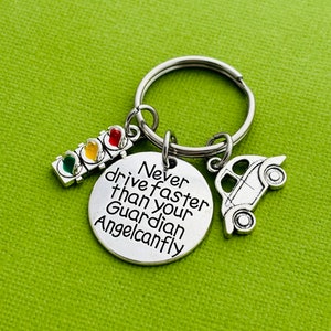 Drive Safe Keychain, Guardian Angel for Driver, Youve Passed, New Car ...