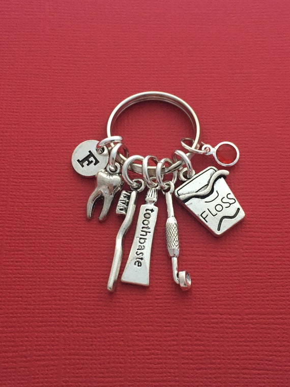 Dentist Gift Personalised Dentist Keychain Dentist Keyring - Etsy