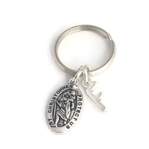 Saint Christopher Keyring Personalised Keychain St Chris - Etsy UK