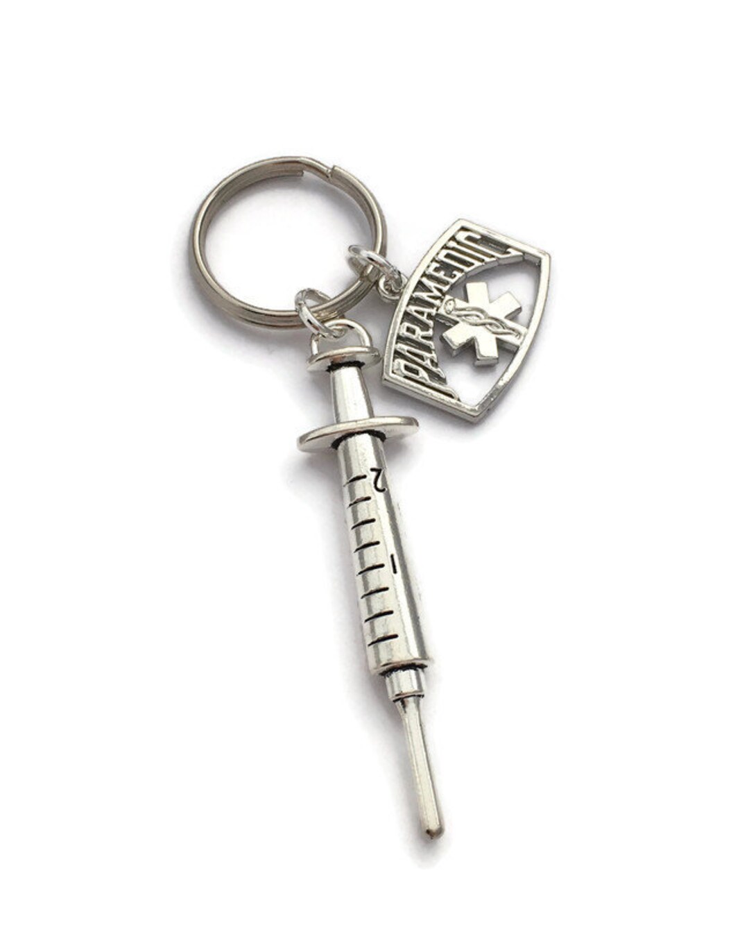 Syringe Keyring, Trainee EMT Gift, Paramedic Keychain, Medical Gifts ...