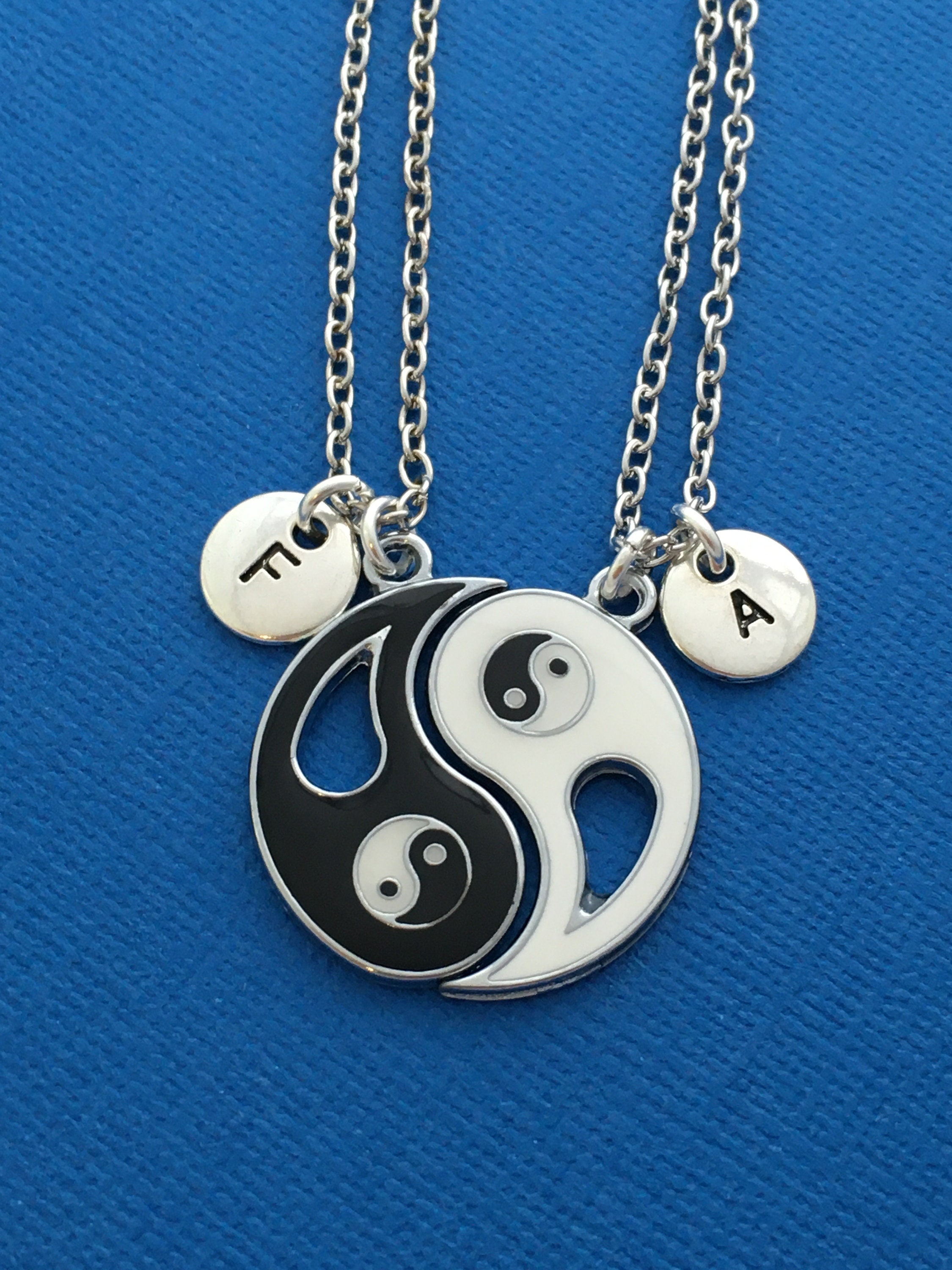Personalised Yin Yang Necklaces Ying Yang Jewelry Gift for - Etsy