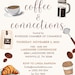 Coffee and Connection Networking Invitation Editable Template, Coffee ...