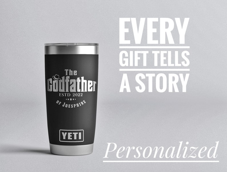 Godfather Gift, Godfather Proposal, Godfather Personalized Tumbler ...