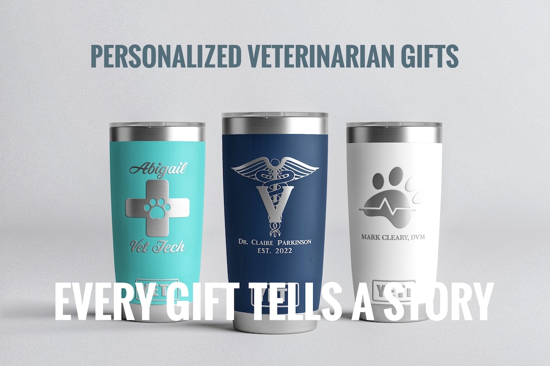 Personalized Veterinarian Tumbler, Engraved Vet Gift - Etsy