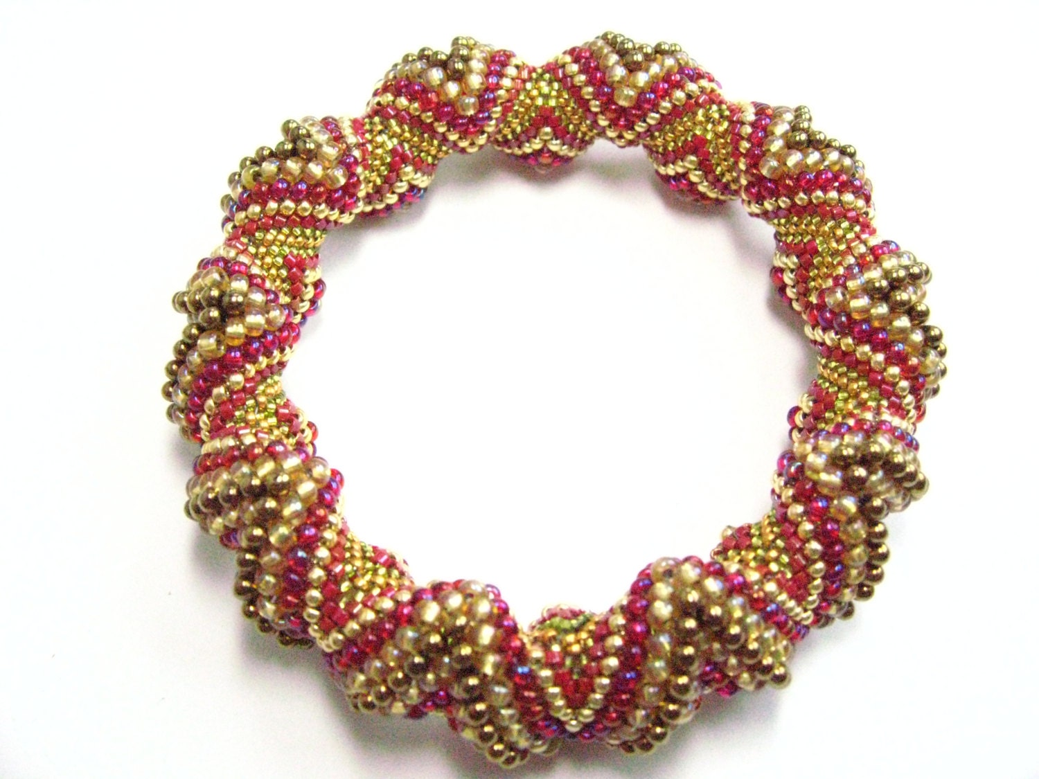 Tutorial Spiral Bangle Peyote Pattern. Step by Step - Etsy