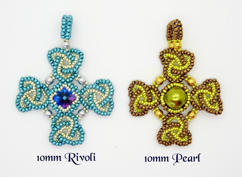 Tutorial Celtic Knot Pendant . Seed Bead Pendant Instant - Etsy