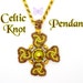 Tutorial Celtic Knot Pendant . Seed Bead Pendant Instant Pattern ...