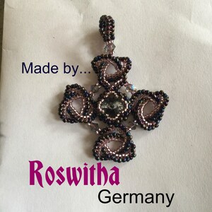 Tutorial Celtic Knot Pendant . Seed Bead Pendant Instant Pattern ...
