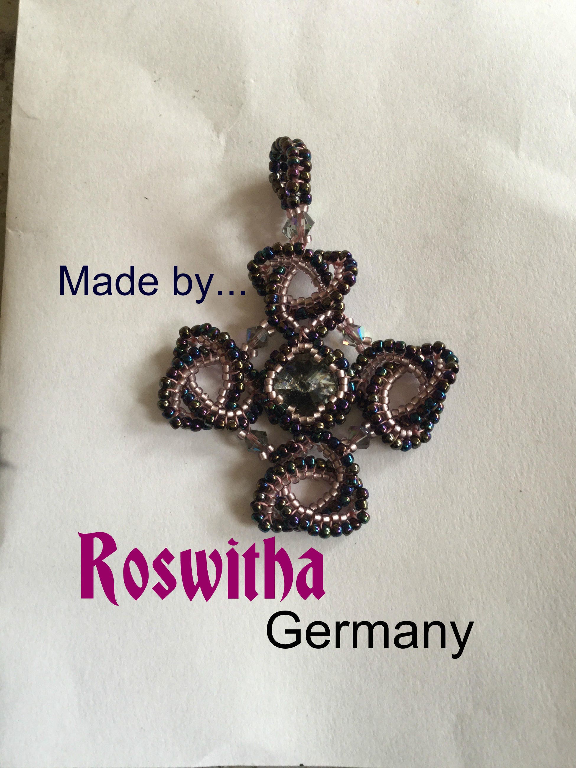 Tutorial Celtic Knot Pendant . Seed Bead Pendant Instant | Etsy