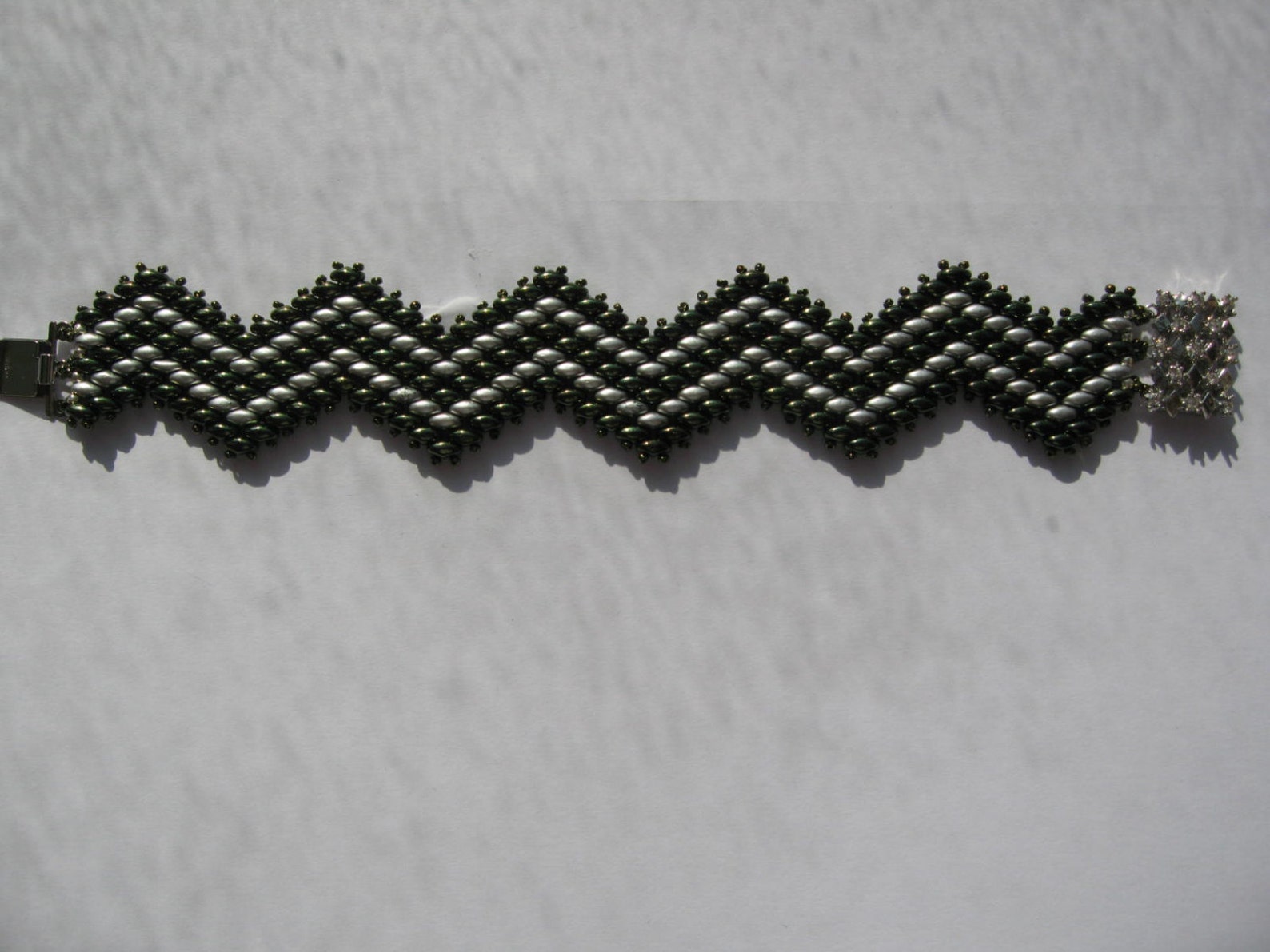 Tutorial Superduo Zig Zag Bracelet Pattern to Make a Super Duo - Etsy