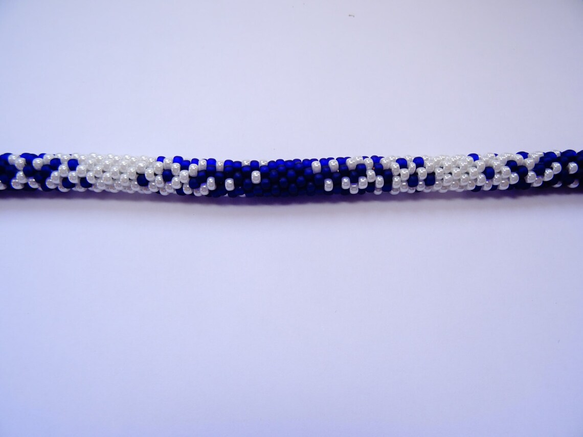 Tutorial Ombre Bead Crochet Necklace and Bracelet Pattern. | Etsy