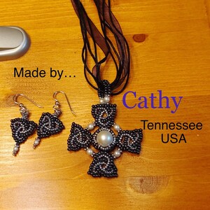 Tutorial Celtic Knot Pendant . Seed Bead Pendant Instant Pattern ...