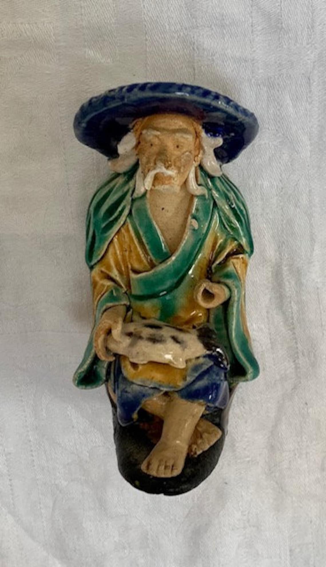 Antique Chinese Handmade Sculpture Clay Pottery Figurine Mud - Etsy