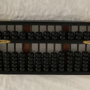 Vintage Chinese Handmade ABACUS 13 Rods 91 Beads Very Fine Hardwood - Etsy