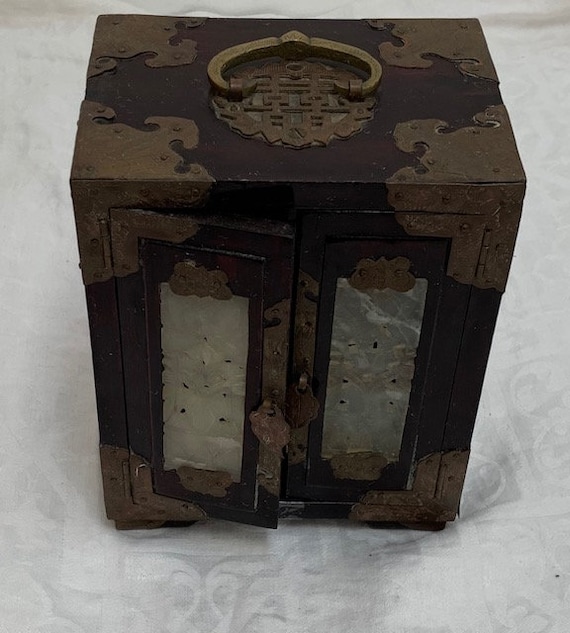 vintage chinese copper box - Gem
