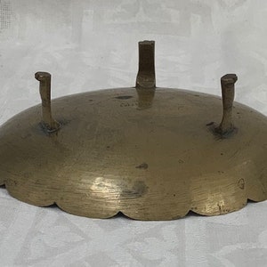 1900's Chinese Brass Etched Decorative Footed Plate - Etsy