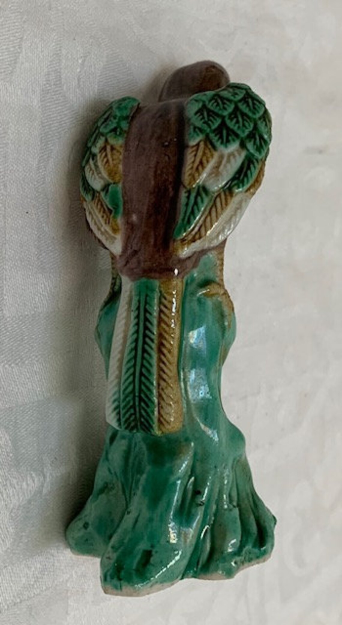 Chinese Majolica Ceramic Roof Tile Eagle Figurines Statue - Etsy