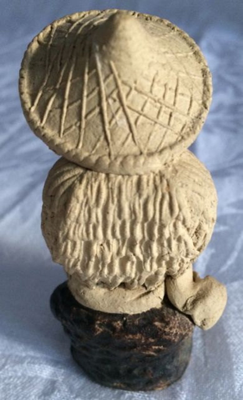 Chinese Vintage Hand Made Ceramic Statue Signed China Near - Etsy