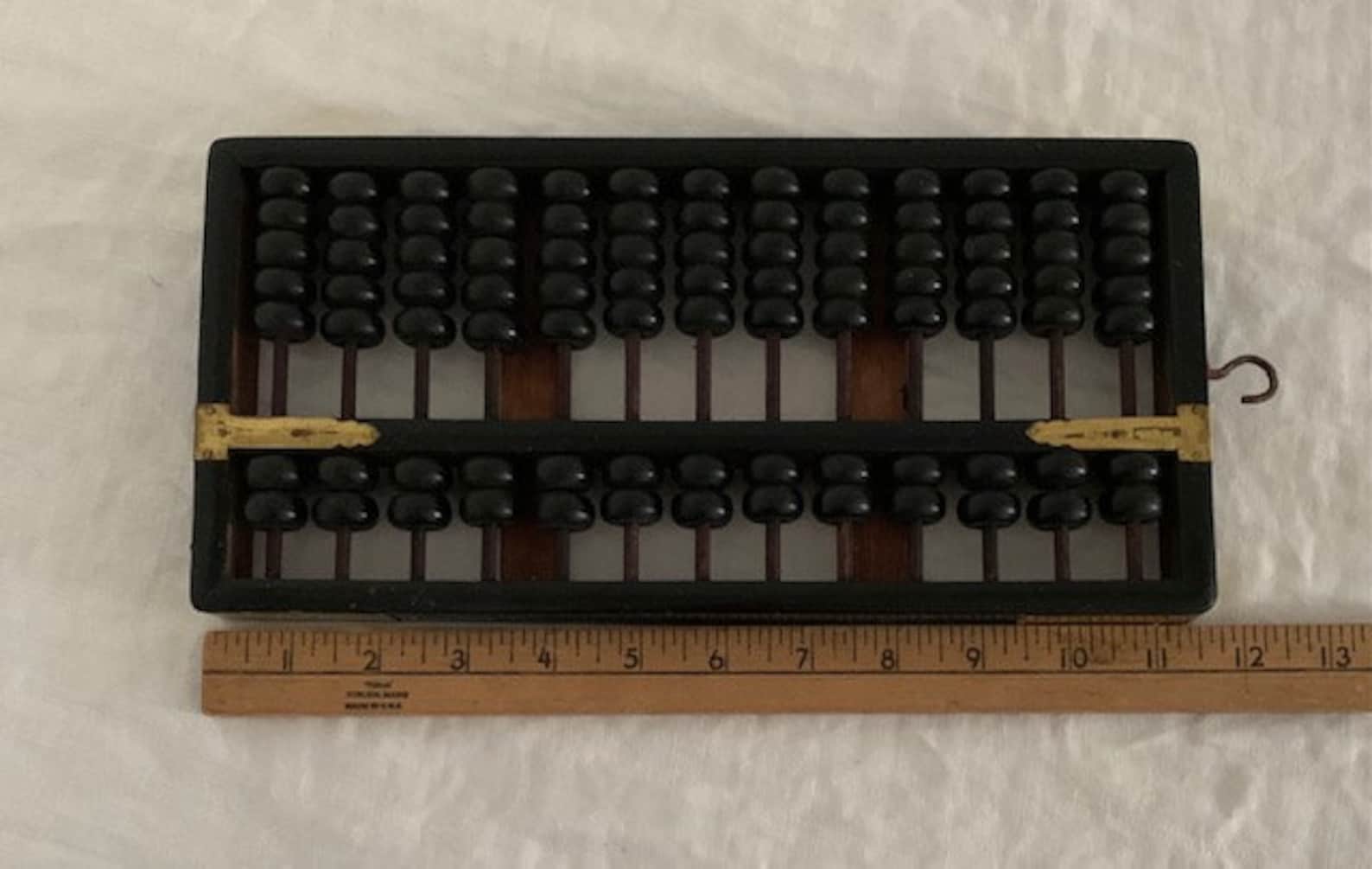 Vintage Chinese Handmade ABACUS 13 Rods 91 Beads Very Fine Hardwood - Etsy