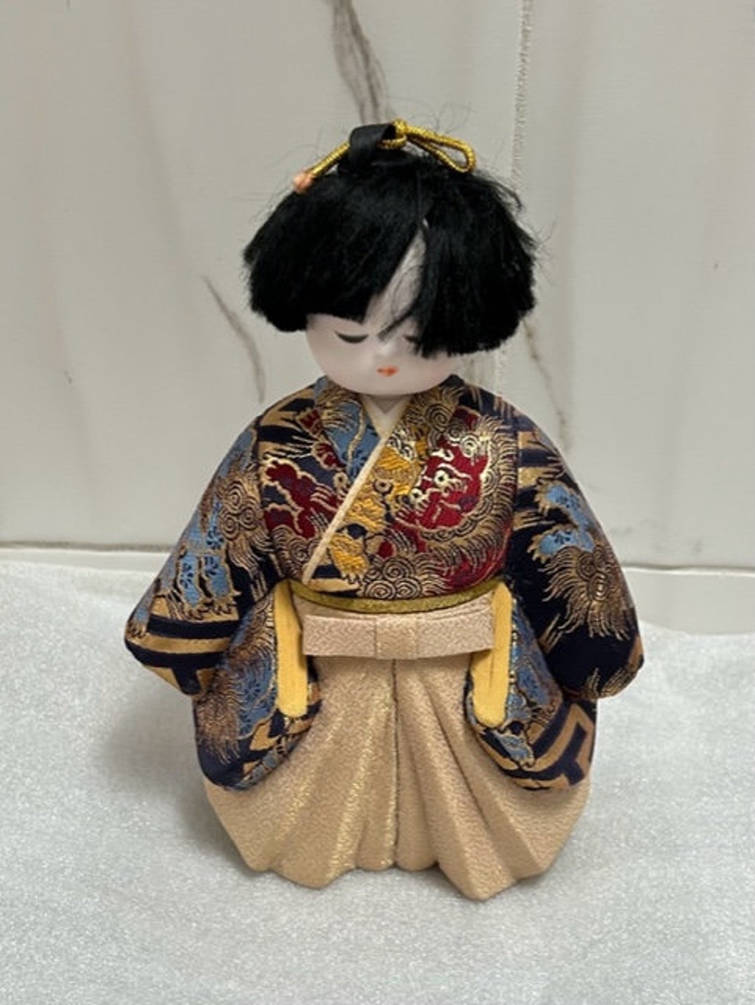 Vintage Japanese Imperial Ichimatsu Gold Kimono Doll 11" H - Etsy