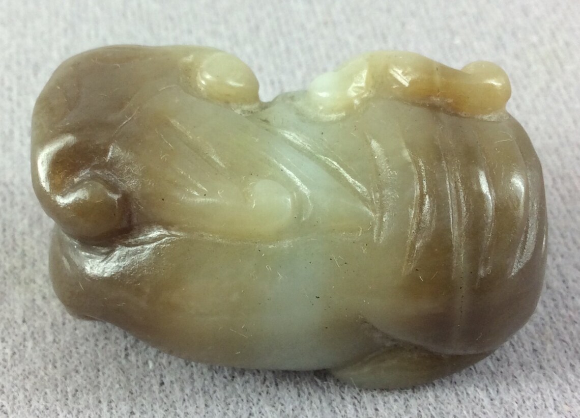 Chinese Antique Jade Hand Carved Animal Figure - Etsy
