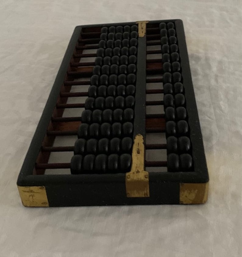Vintage Chinese Handmade ABACUS 13 Rods 91 Beads Very Fine Hardwood - Etsy