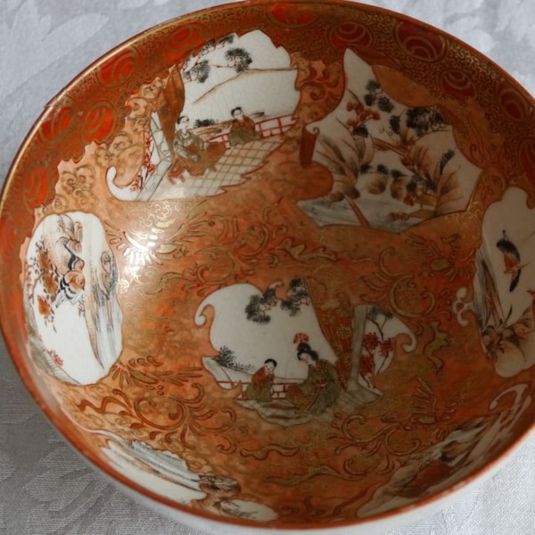 Antique Satsuma Bowl - Etsy