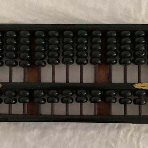 Vintage Chinese Handmade ABACUS 13 Rods 91 Beads Very Fine Hardwood - Etsy